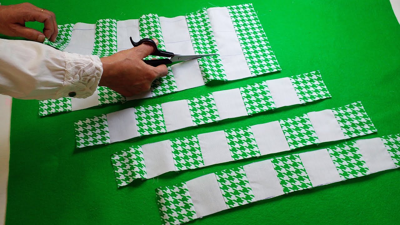 Creative Idea With Pieces Of Fabric At Home Sewing For Beginners creative-idea-with-pieces-of-fabric-at-home-sewing-for-beginners