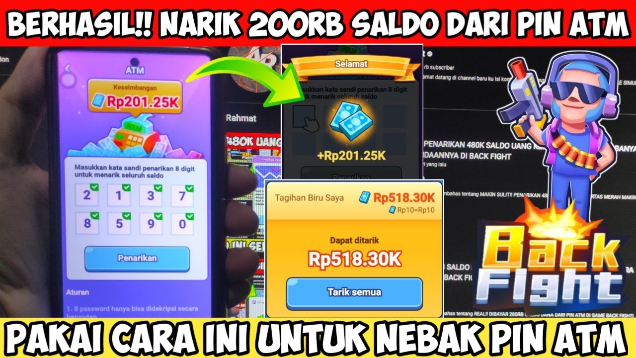 TERBUKTI MEMBAYAR!! NARIK SALDO 200RB DARI UANG ATM| CARA MENYELESAIKAN ...