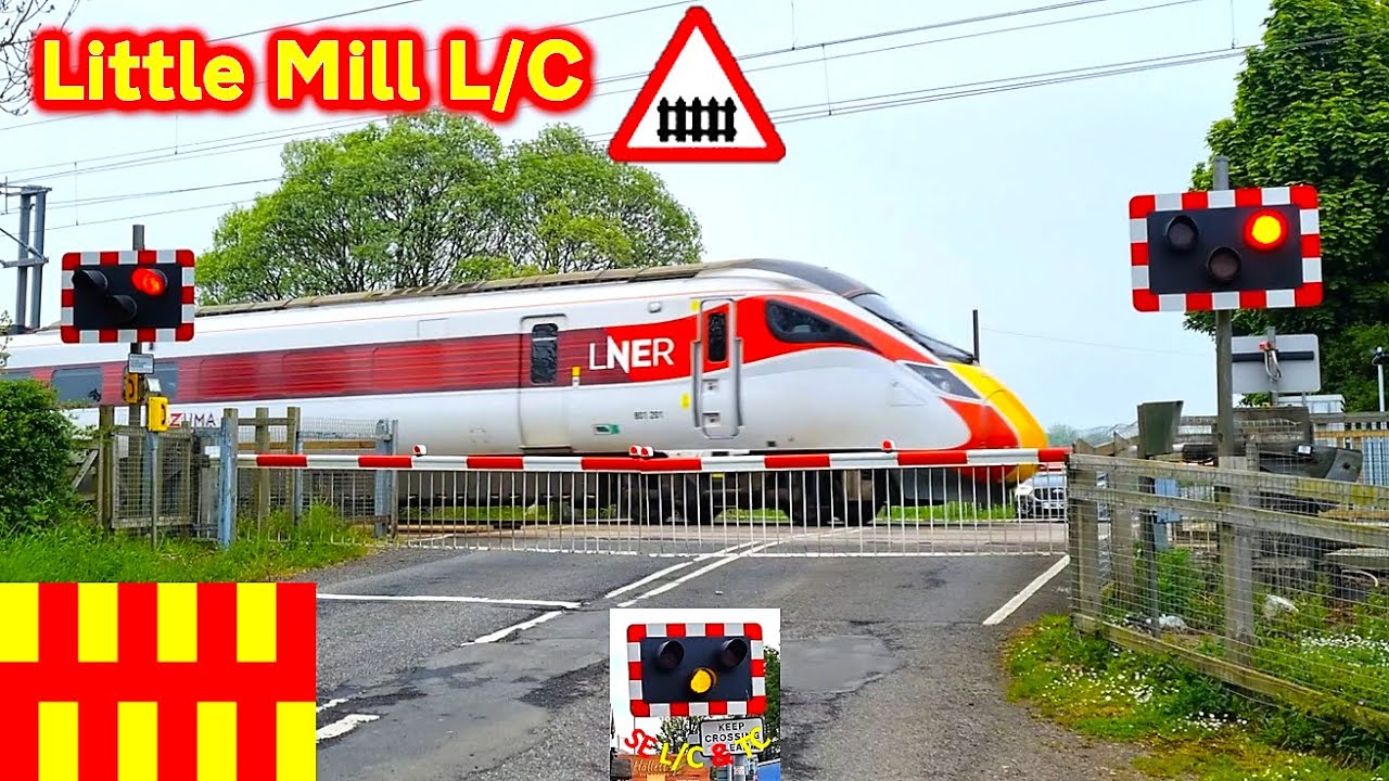 Little Mill Level Crossing, Northumberland - YouTube