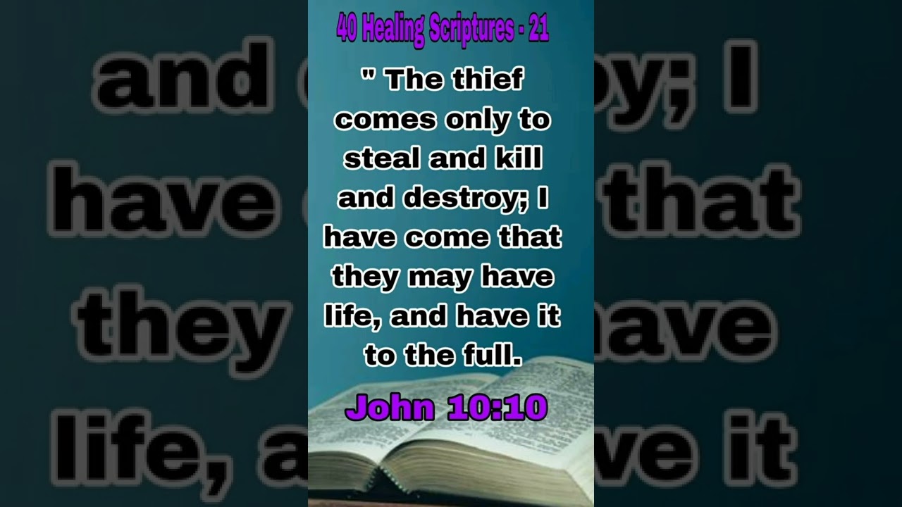 The devil wants to kill & destroy you; God wants to HEAL you#short ...