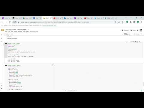 Code review: Is a numpy array more efficient than a list? - YouTube