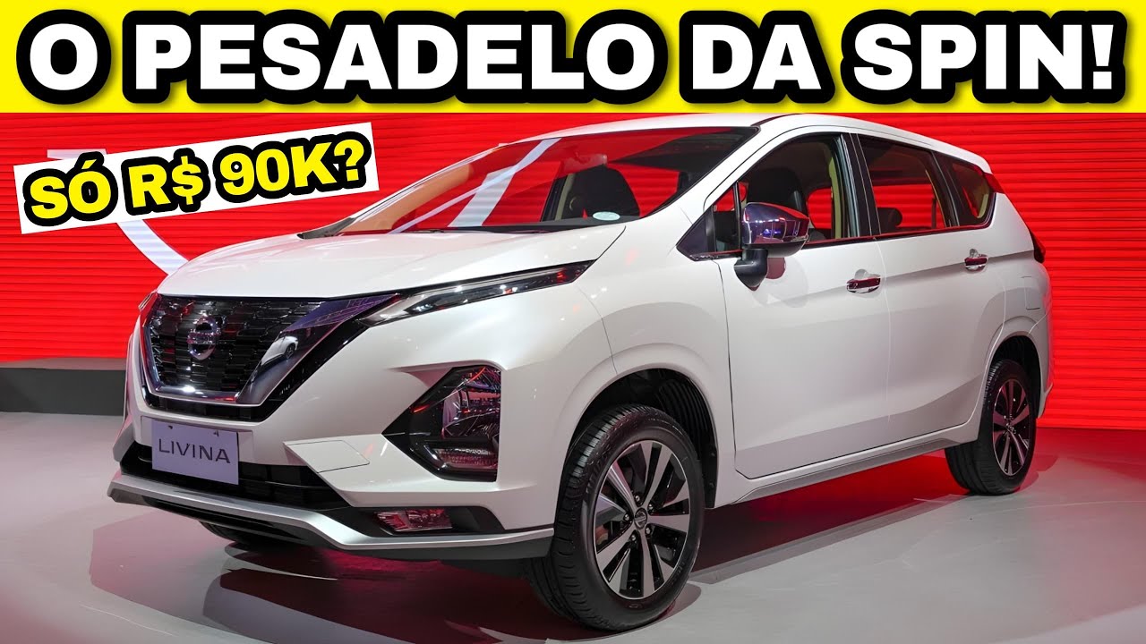 🚨 NOVO NISSAN LIVINA 2025: O MAIOR PESADELO DA SPIN E C3 AIRCROSS ...