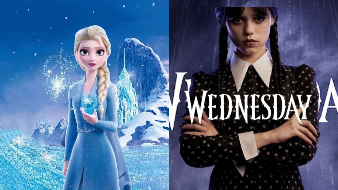 My Talking Angela2 |Frozen elsa vs Wednesday - YouTube