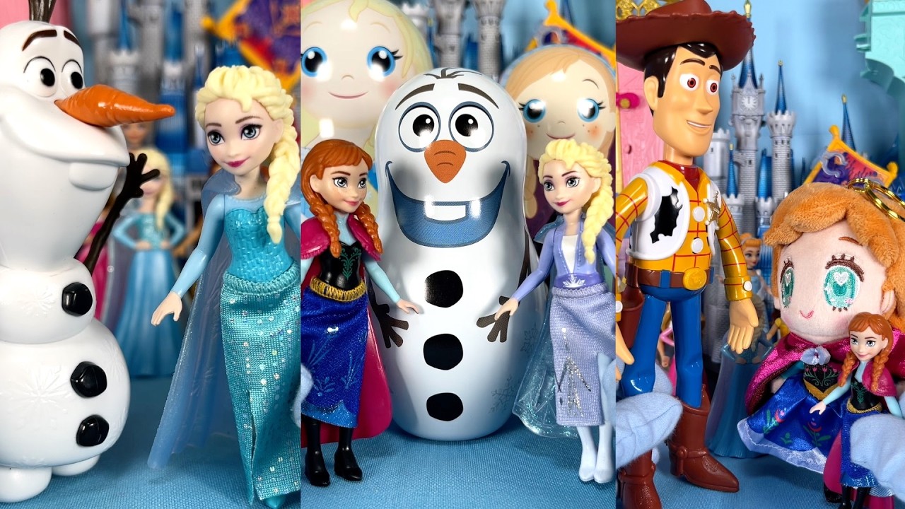 53DISNEY PRINCESS Frozen Elsa and Anna | Let it Go | Jack World funny ...