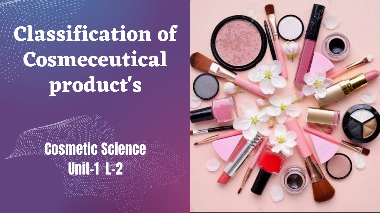 Classification of Cosmetic and Cosmeceutical products! Cosmetic Science ...