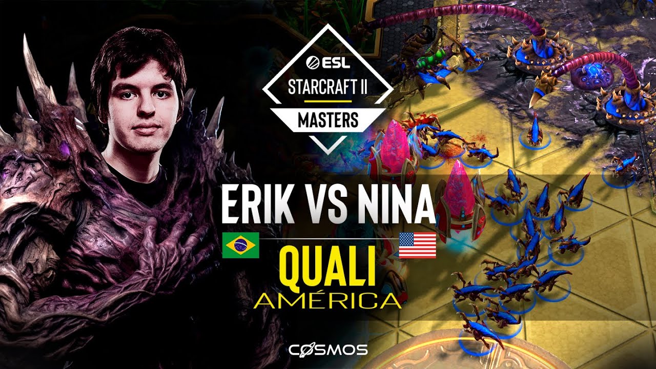 🥊 VALE A VAGA! - Erik vs Nina | Starcraft 2 - ESL Masters Winter ...