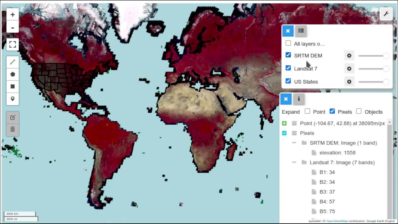 Geemap key feature: Inspector - YouTube