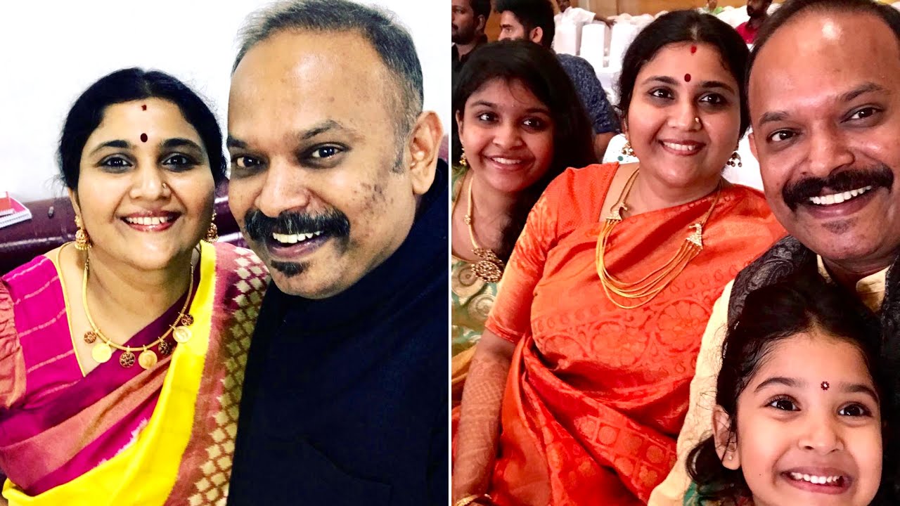 Director Venkat Prabhu Family Photos with Father Mother Wife Daughter ...