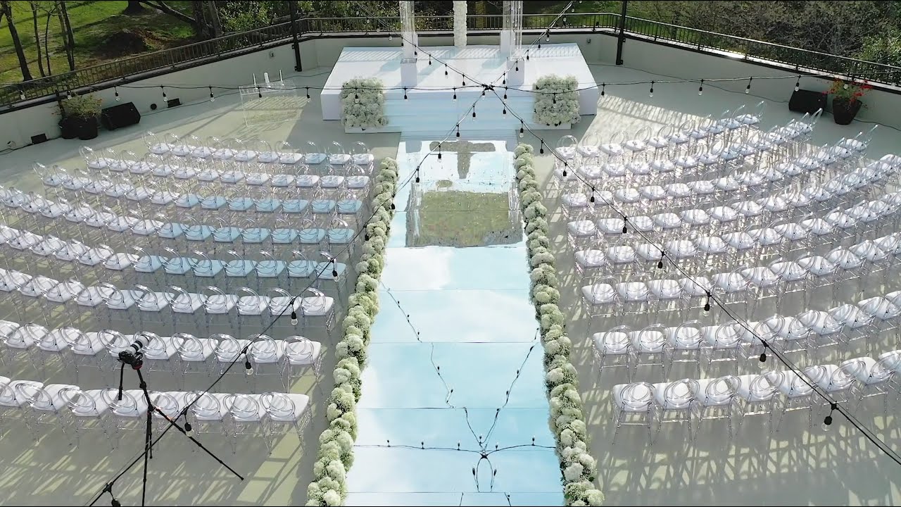 Mirror Aisle Rooftop Ceremony 2020 Houston - YouTube