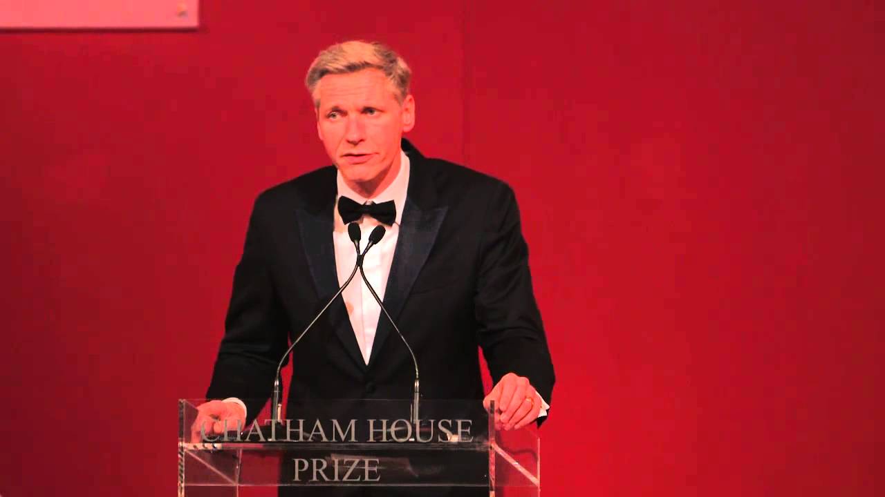Chatham House Prize 2014: Remarks by Harry Brekelmans - YouTube