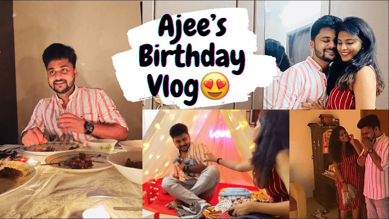 Ajee's Birthday Vlog | Pre Birthday Dinner date | Surprise | 90's Kids ...