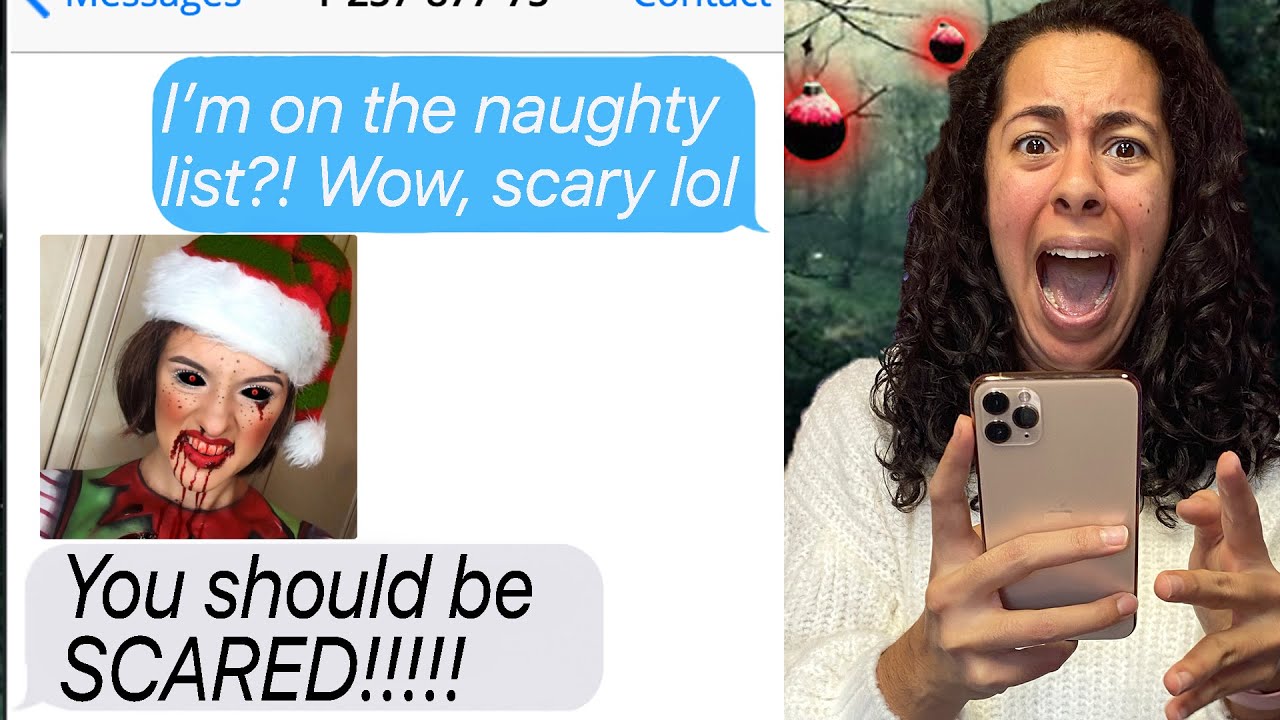 Texting A Creepy Bad Elf!! *SHE TRIED TO KILL ME!* (Scary Text Message ...