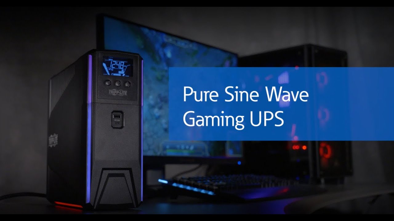 Pure Sine Wave Gaming UPS - YouTube