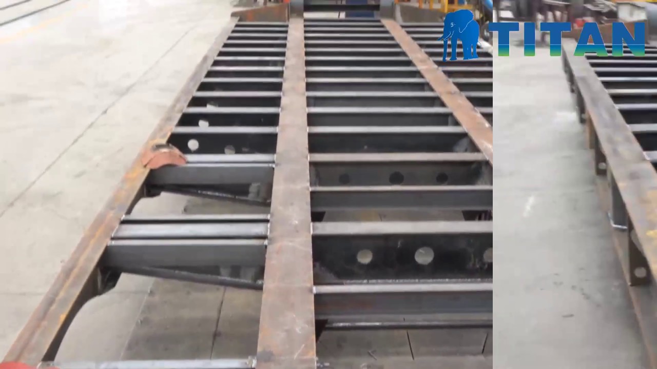 Lowbed manufacturer | Tri-axles 60/80 tons heavy duty low bed RGN ...