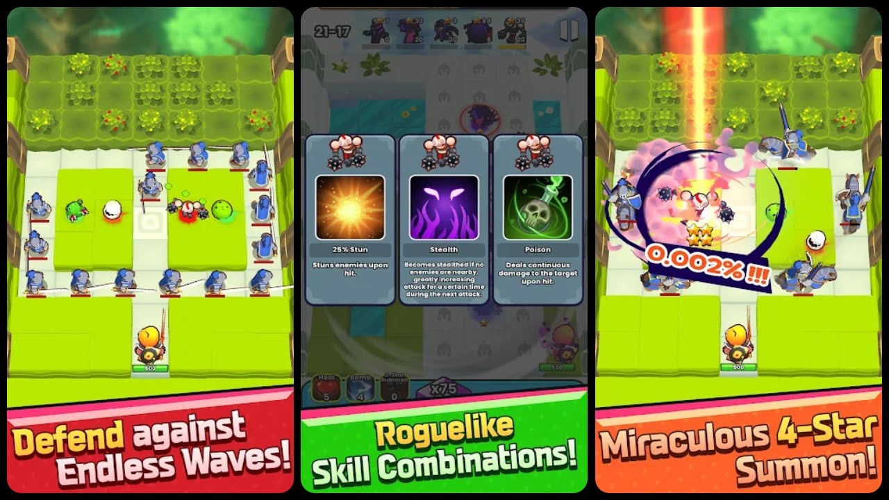 Monstars Evolution Defense TD Gameplay Android Mobile - YouTube