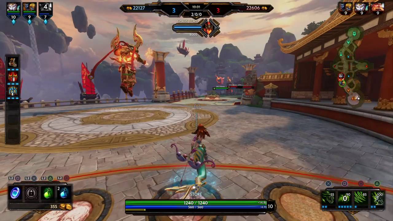 SMITE Joust Sea Maiden Medusa Gameplay - YouTube