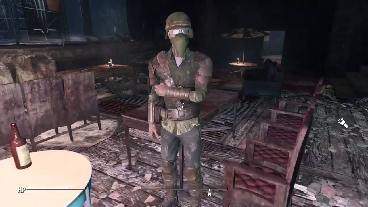 Fallout 4 - Hancock's Knife Spin Trick - YouTube