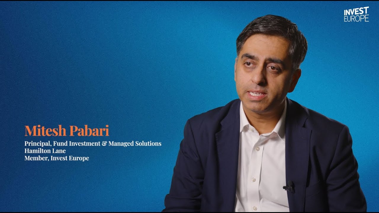 Invest Europe Leader Interviews: Mitesh Pabari, Hamilton Lane - YouTube