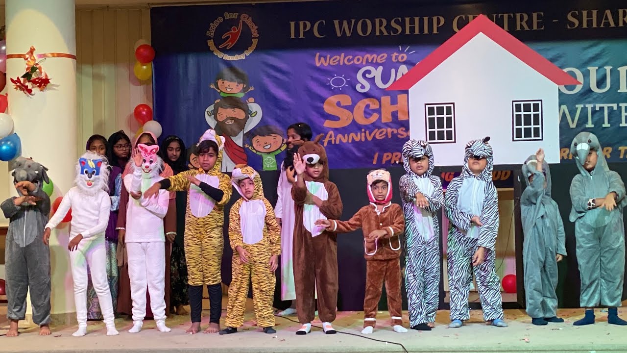Noah Ark * Skit by Grade 2, 7 & 12 Students * Sunday School Anniversary ...