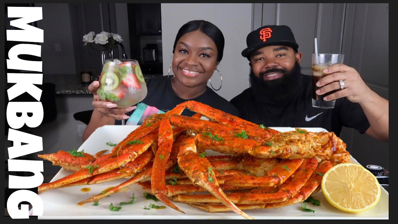 Seafood Boil Mukbang Snow Crab Legs Youtube