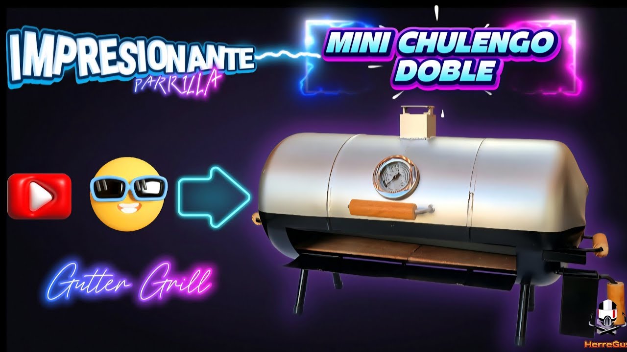 COMO HACER PARRILLA MINI CHULENGO DOBLE ( VIDEO RESUMEN ) - YouTube