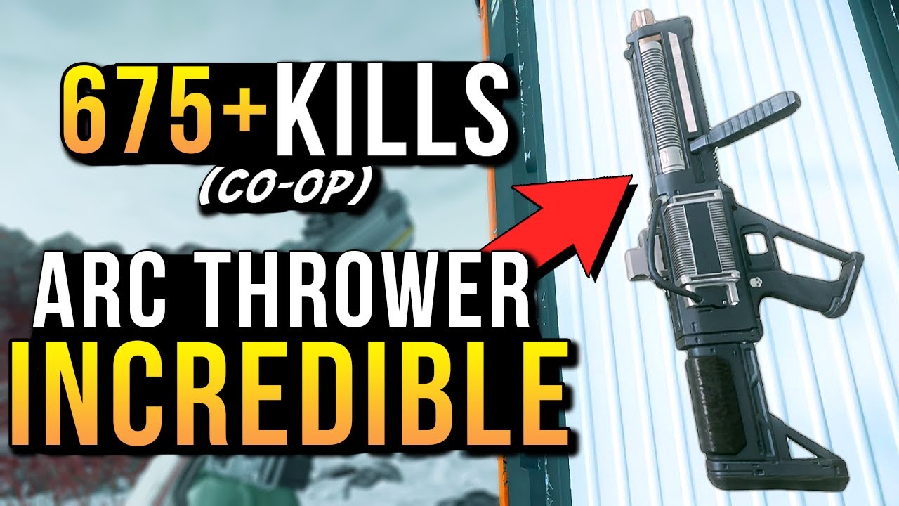 Helldivers 2 | Arc Thrower = INCREDIBLE Horde CLEAR!!! - Gameplay ...