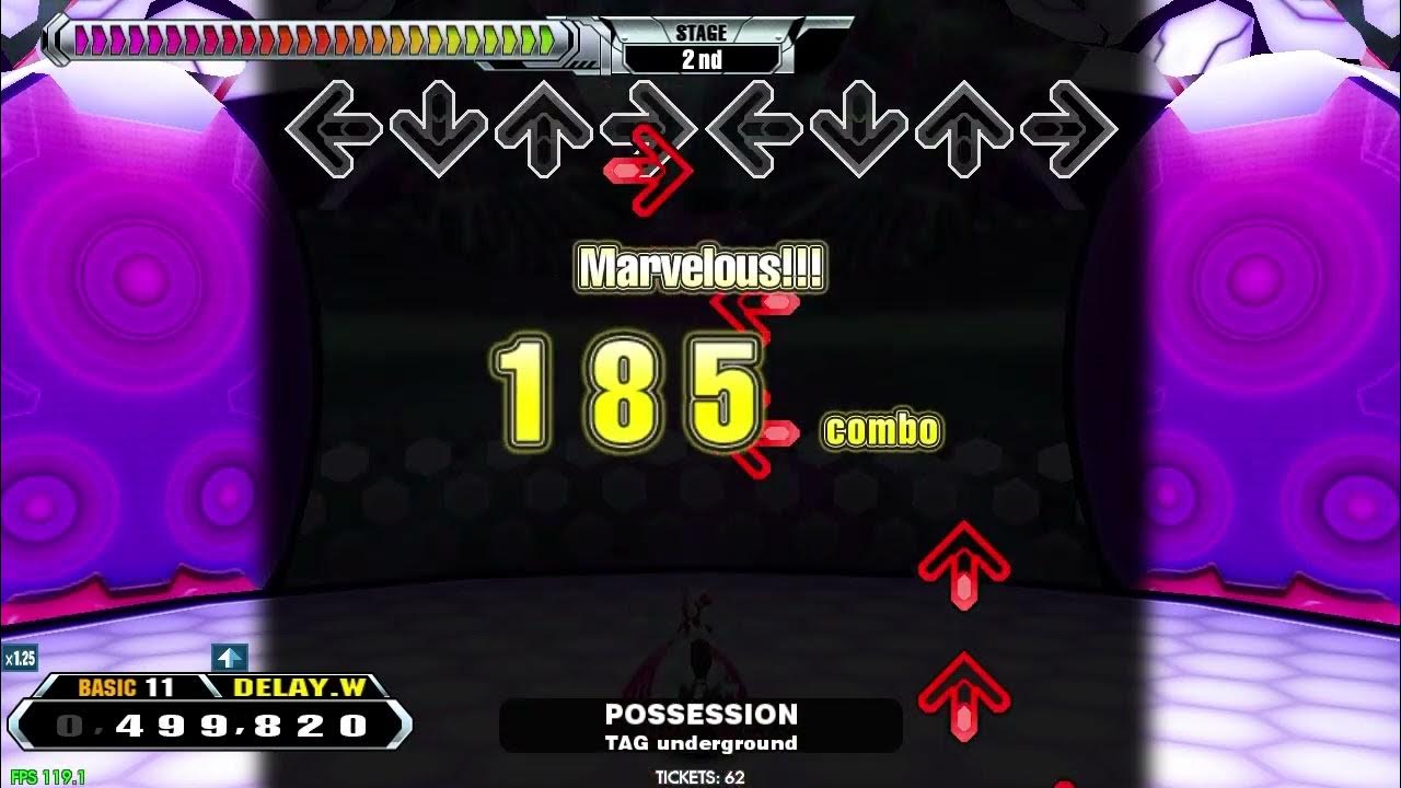 【LV11】DDR / POSSESSION - BASIC DOUBLE with handclap - YouTube