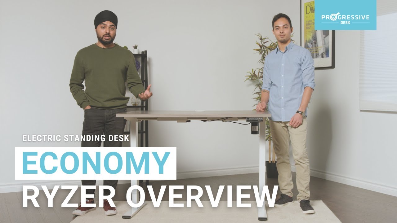 Adjustable Standing Desk | Economy Ryzer Overview | Progressive Desk ...