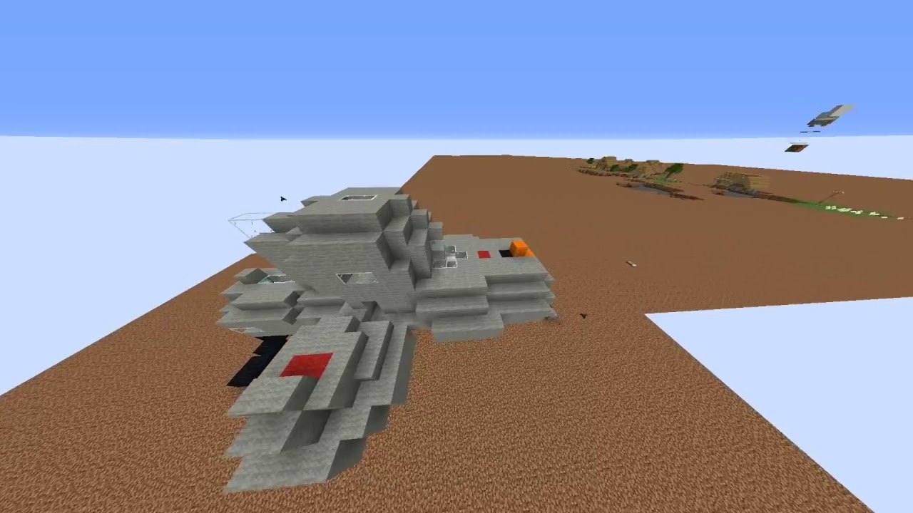 Minecraft: Modelo nave espacial Space EEUU (Walkthrough) - YouTube