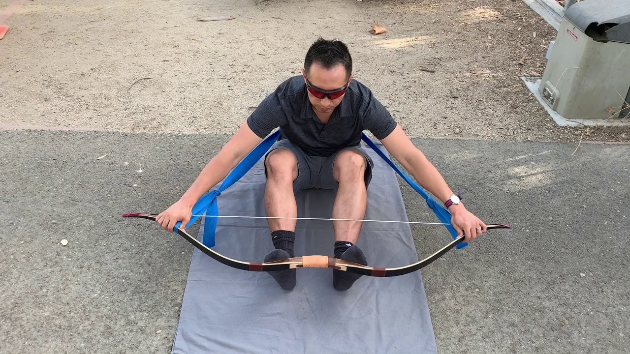 Waist Cable (kemend) Stringing And unstringing Method 85# Xiaoshao Bow ...