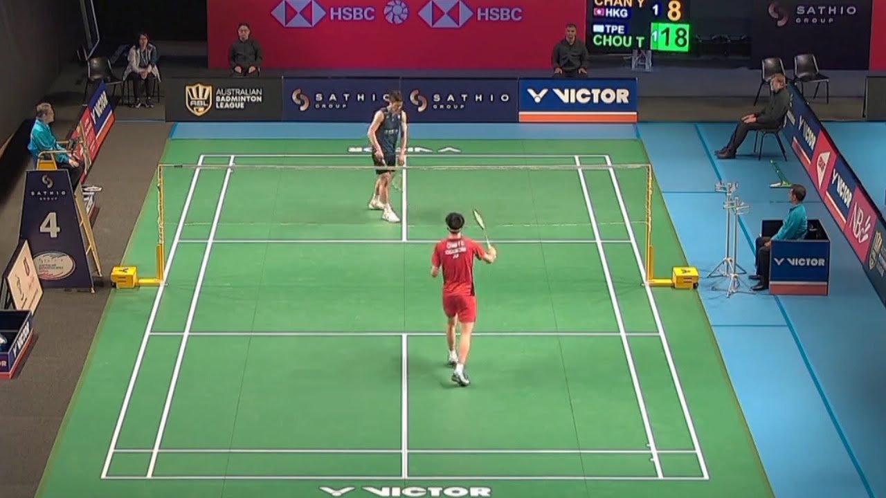 Chou Tien Chen(TPE) vs Chan Yin Chak(HKG) | Cầu lông Australian open ...
