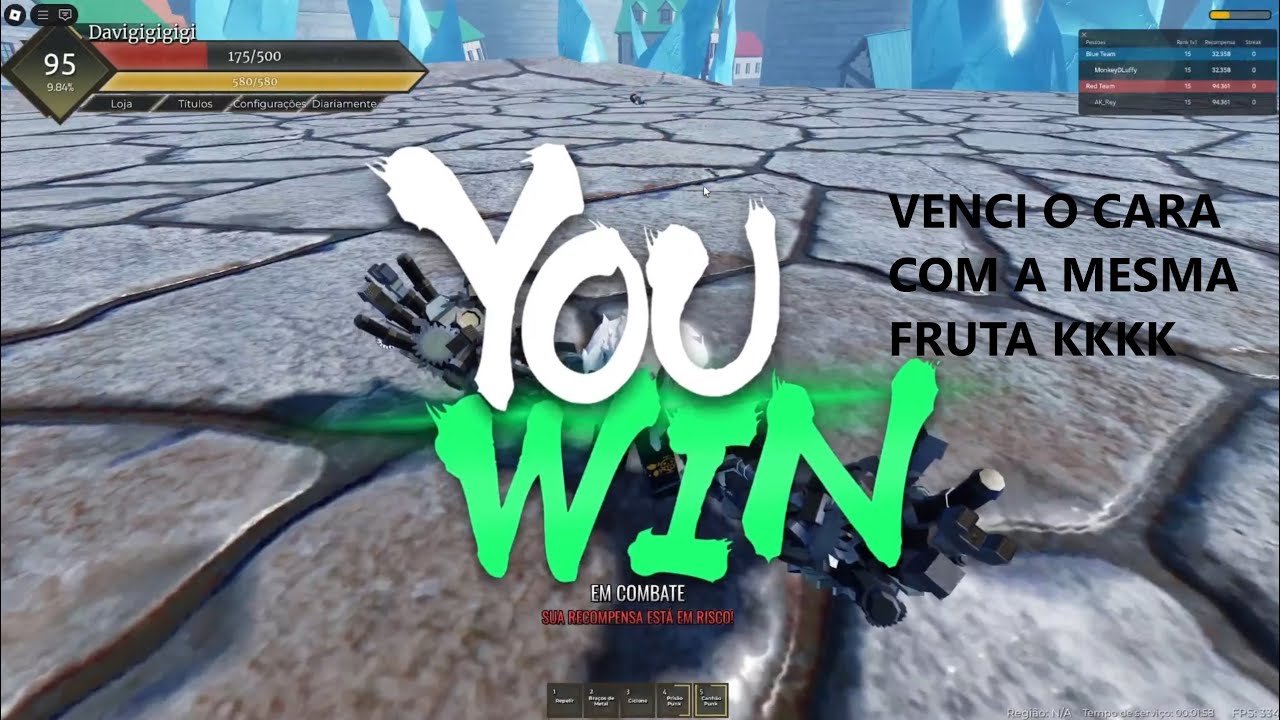Fazendo showcase e indo pvp com a fruta do imã - Fruit Battlegrounds ...