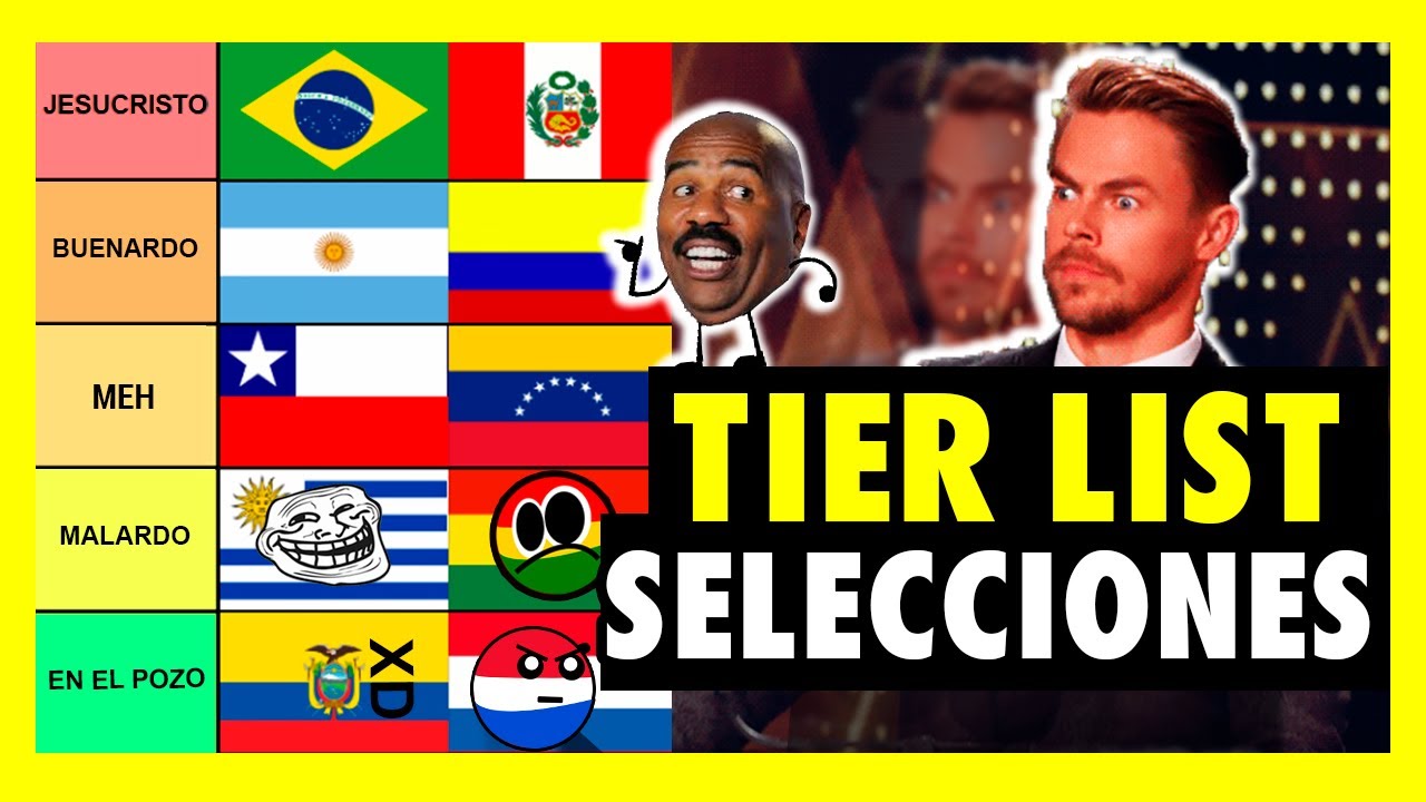 Tier List De Selecciones Sudamericanas Eliminatorias Rumbo Al Mundial