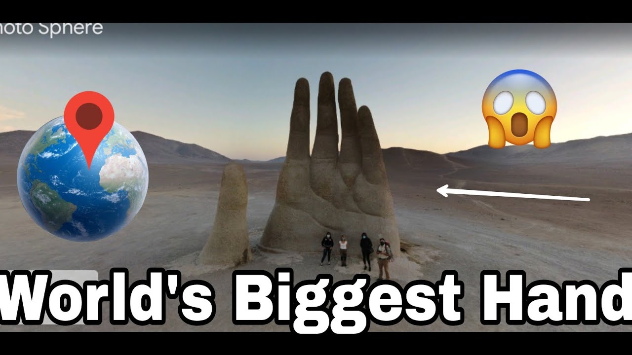 World's Biggest Hand 😱!!! Biggest hand found on google earth🌎 - YouTube
