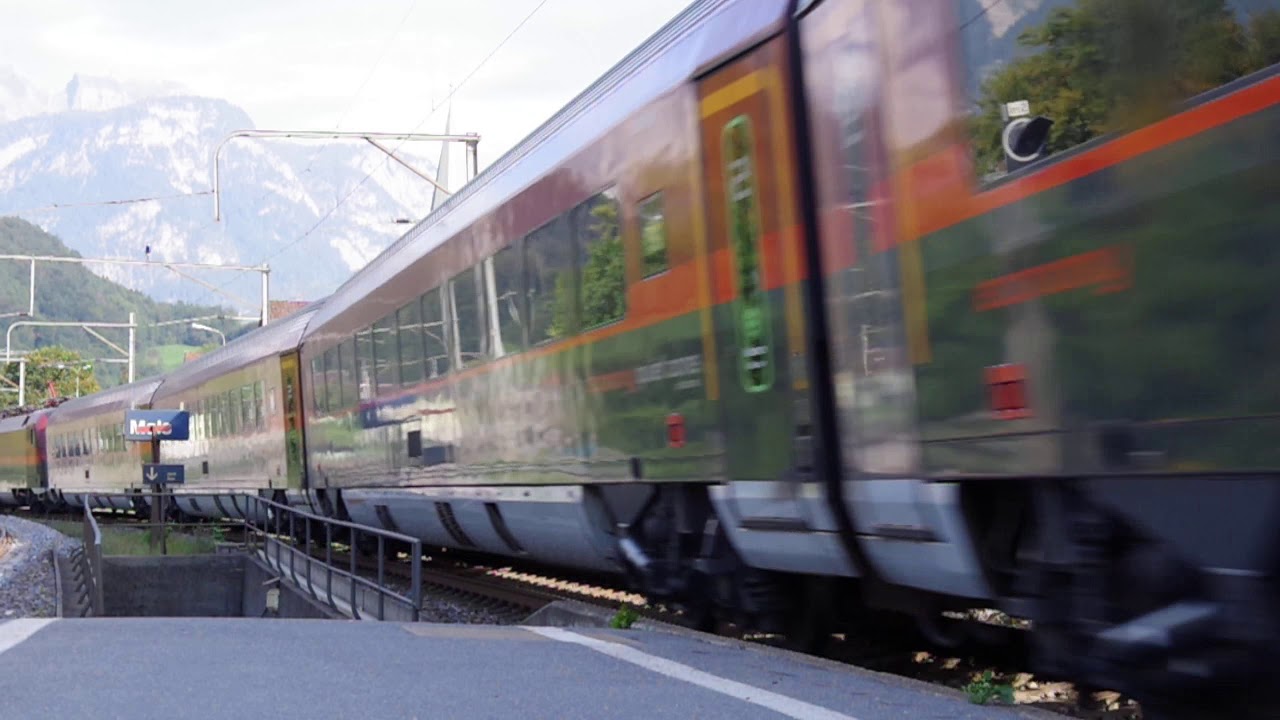 2019.9.20 RJX (Railjet) passing through Mols SBB - YouTube