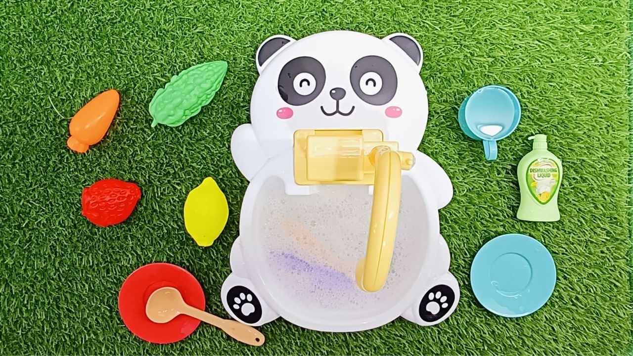 Satisfying With Unboxing Panda Kitchen Sink, Panda Kitchen Sink, Toys ...