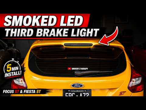 Ford Focus ST & Fiesta ST Smoked LED Third Brake Light Install