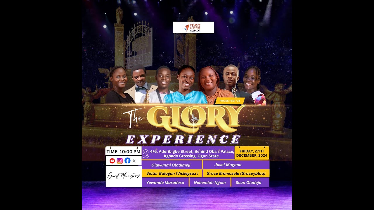 Praise Festival || Glory Experience || 27 Dec 2024 - YouTube