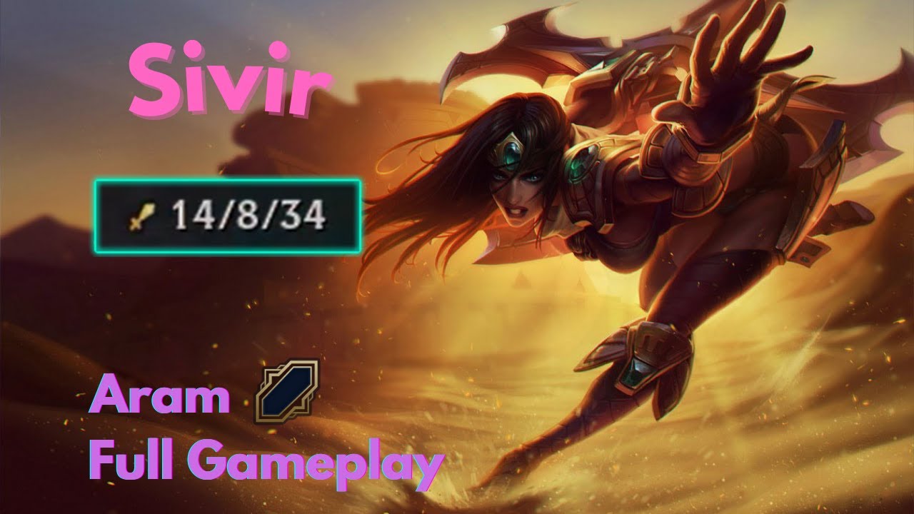 Sivir Aram || Full lethality 500 ad + 31 dark harvest stacks || The ...
