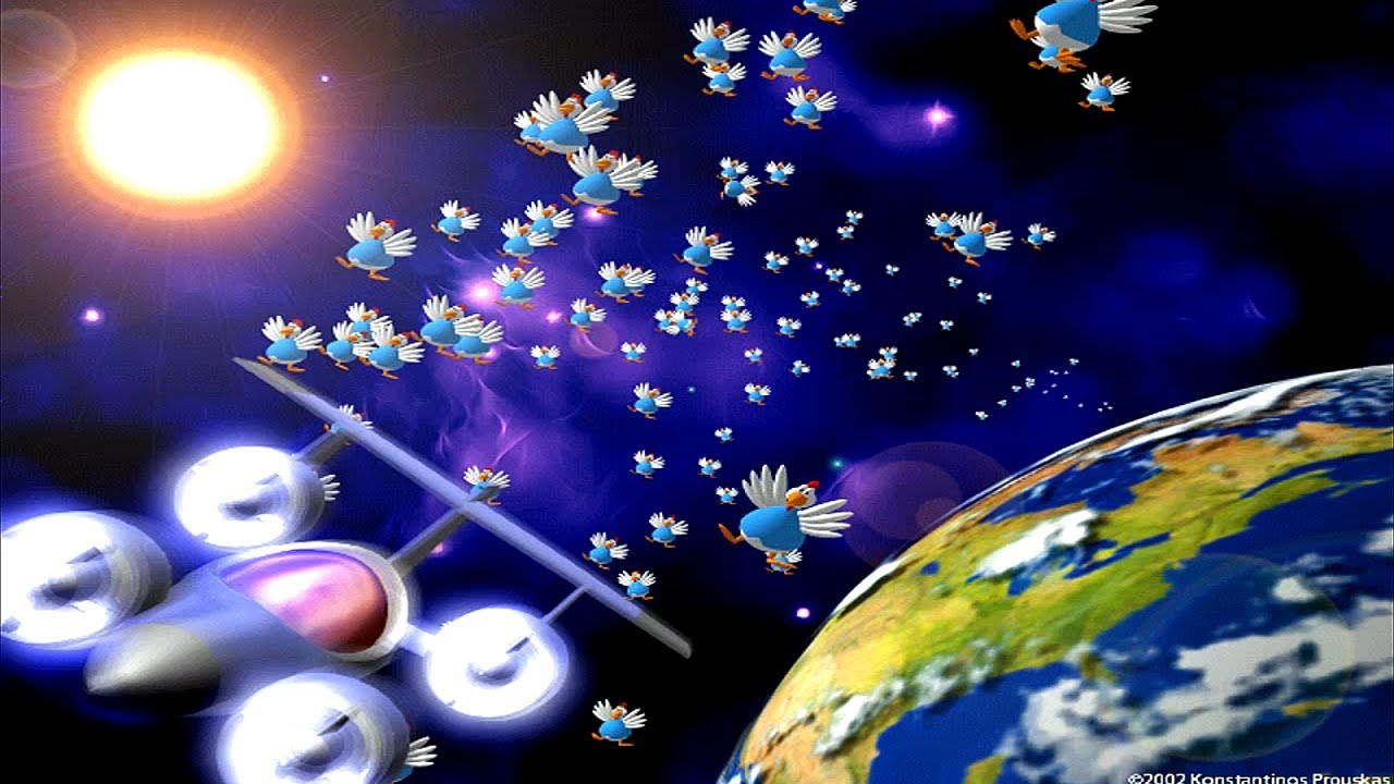 Odlot kurde faja Chicken Invaders 2 - Stare gry #15 - YouTube