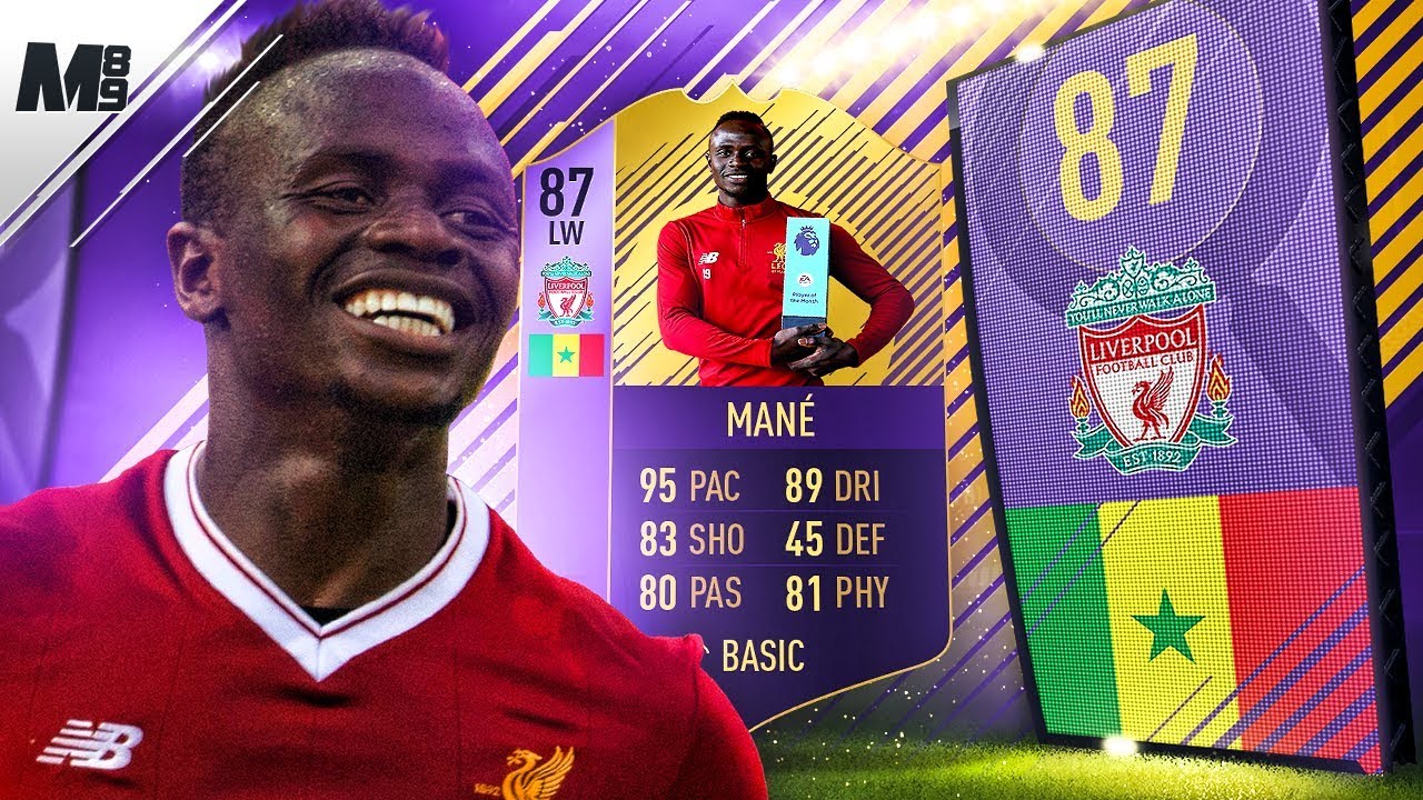 FIFA 18 POTM MANE REVIEW | 87 POTM MANE PLAYER REVIEW | FIFA 18 ...