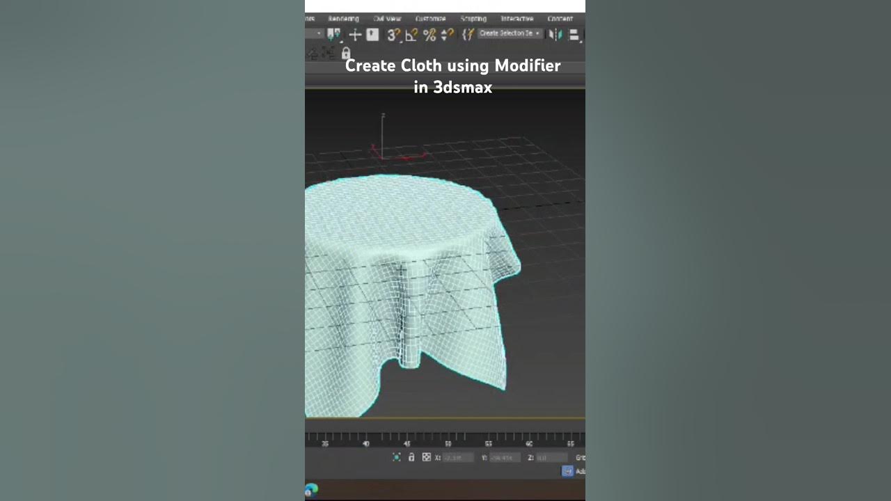 Create Stunning Cloth Modifier in 3dsmax #3d #3dsmax #3dmodelingsoftware - YouTube