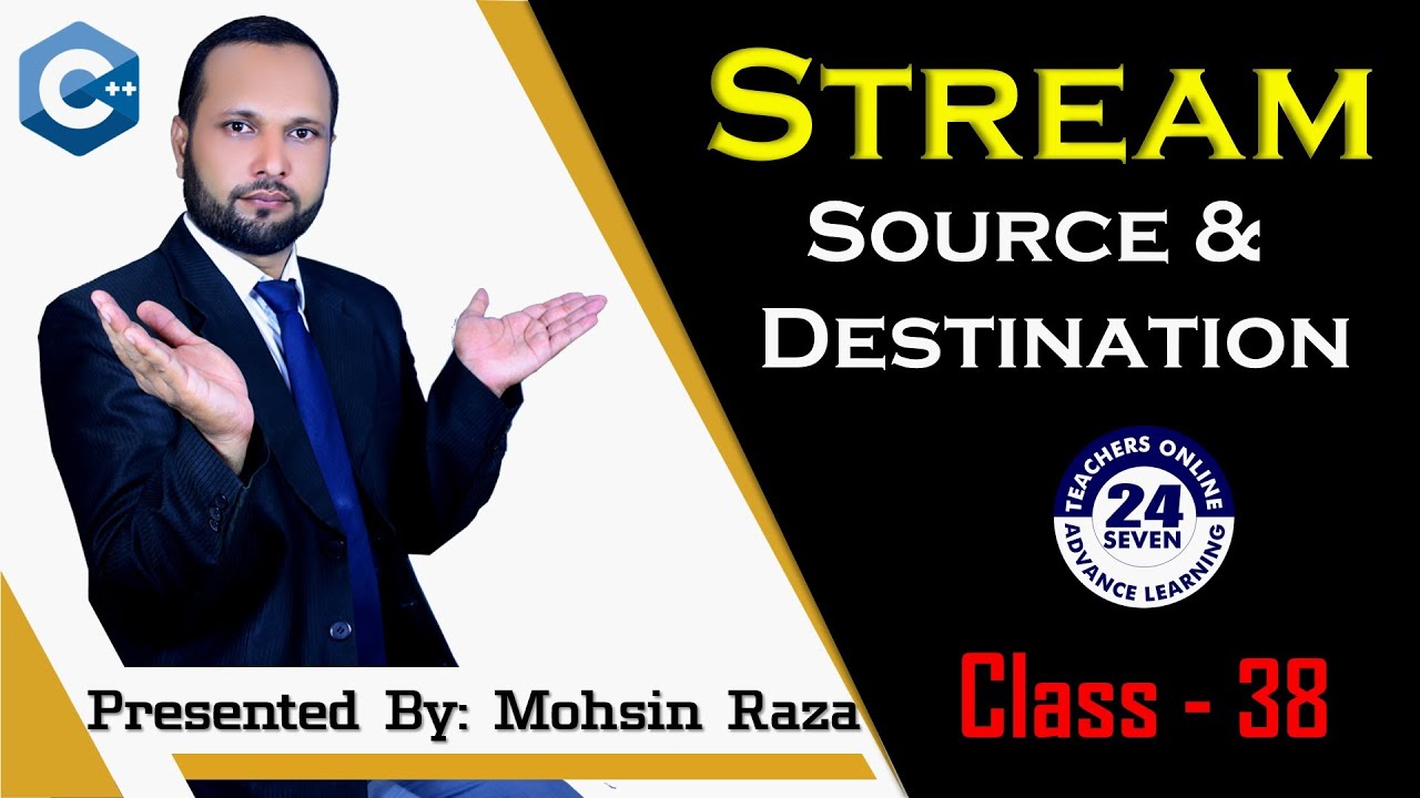 Cs201 Short Lecture 38 Vu Short Lecture Stream Source And Destination Of Streams In C