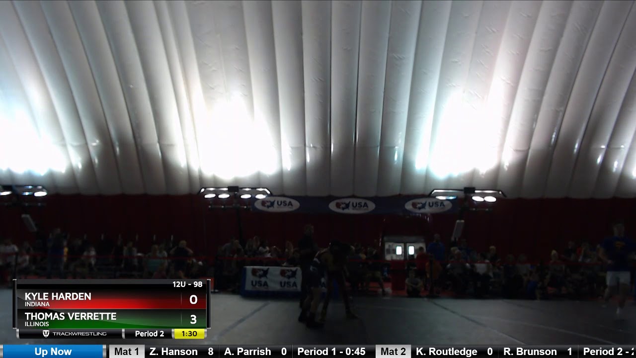 12U 98 Kyle Harden Indiana Vs Thomas Verrette Illinois - YouTube