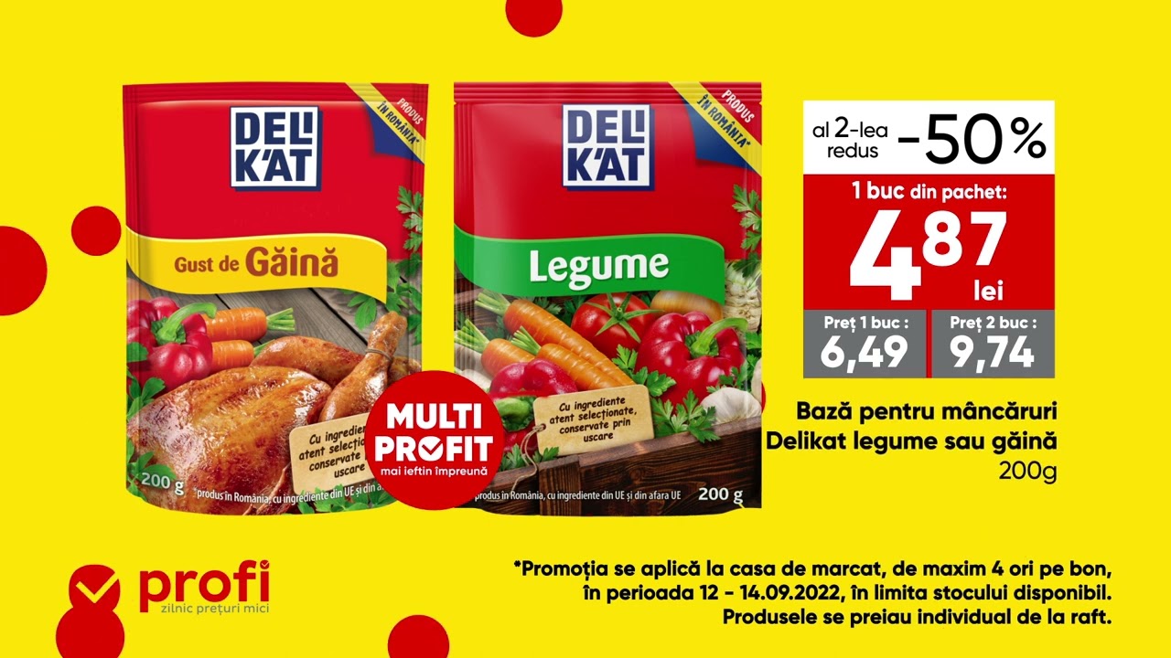 La Profi, bucură-te de MultiProfit. Acum găsești Delikat legume sau ...