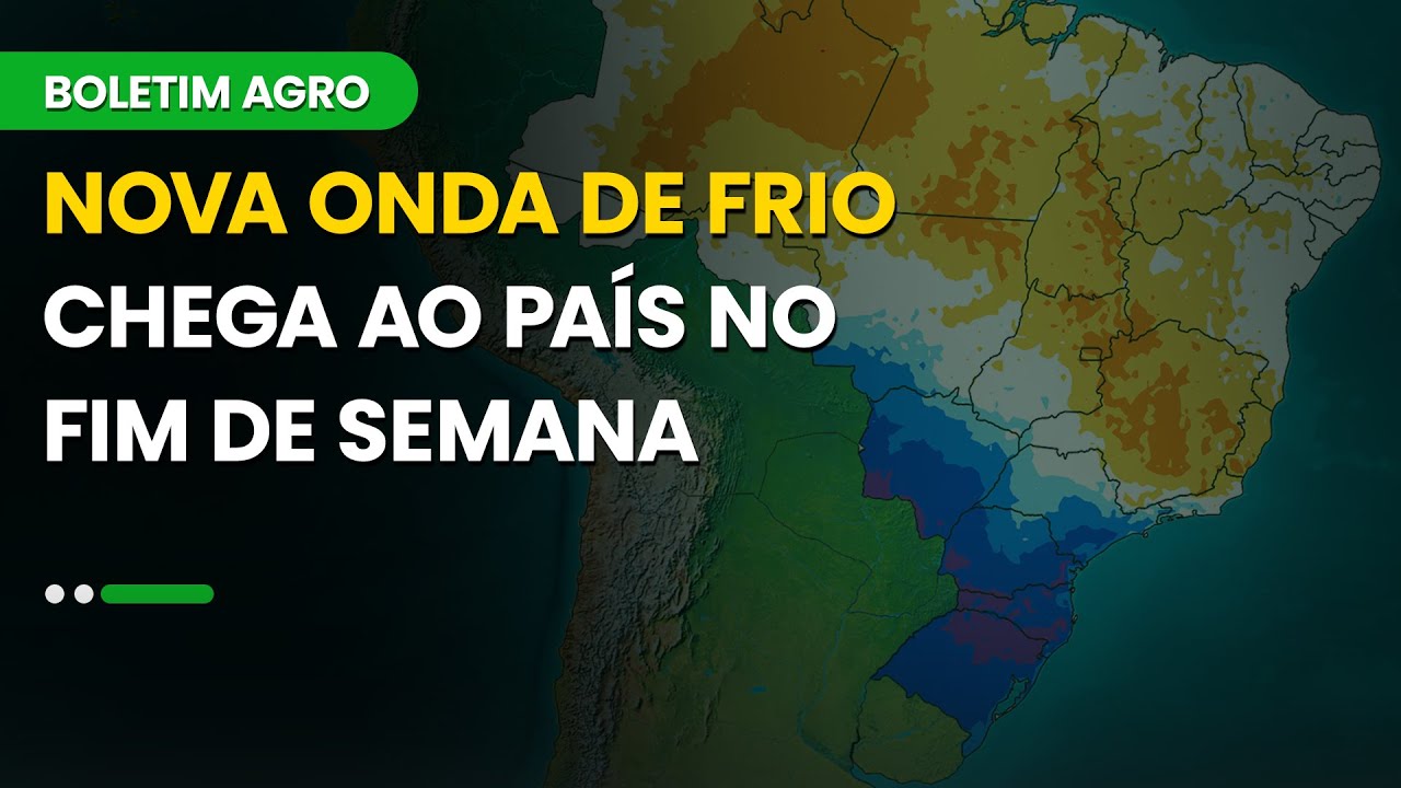 Nova onda de frio chega ao País no fim de semana - YouTube