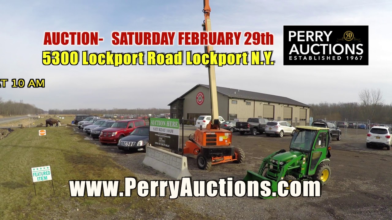 Perry Auctions- Heavy Equipment - YouTube