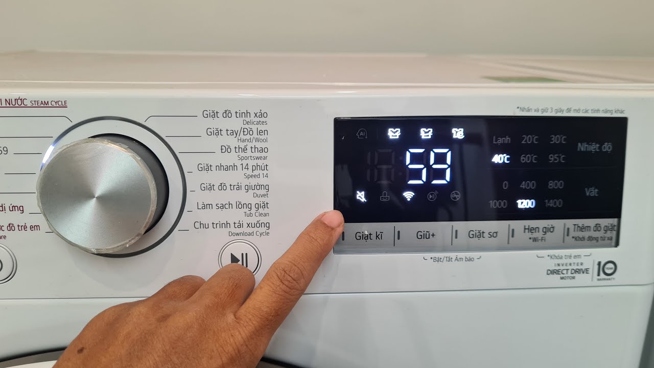 LG washing machine, how to fix no sound - YouTube