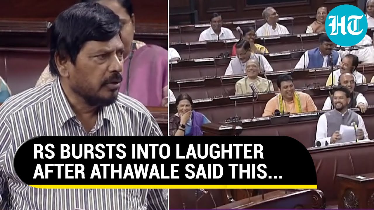 'Kharge Is The Villain': Ramdas Athawale's Speech Leaves Rajya Sabha In ...