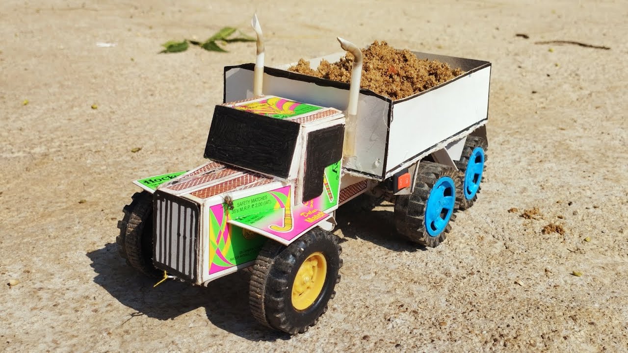 How to make machis box loading truck machis box truck loding at home ...